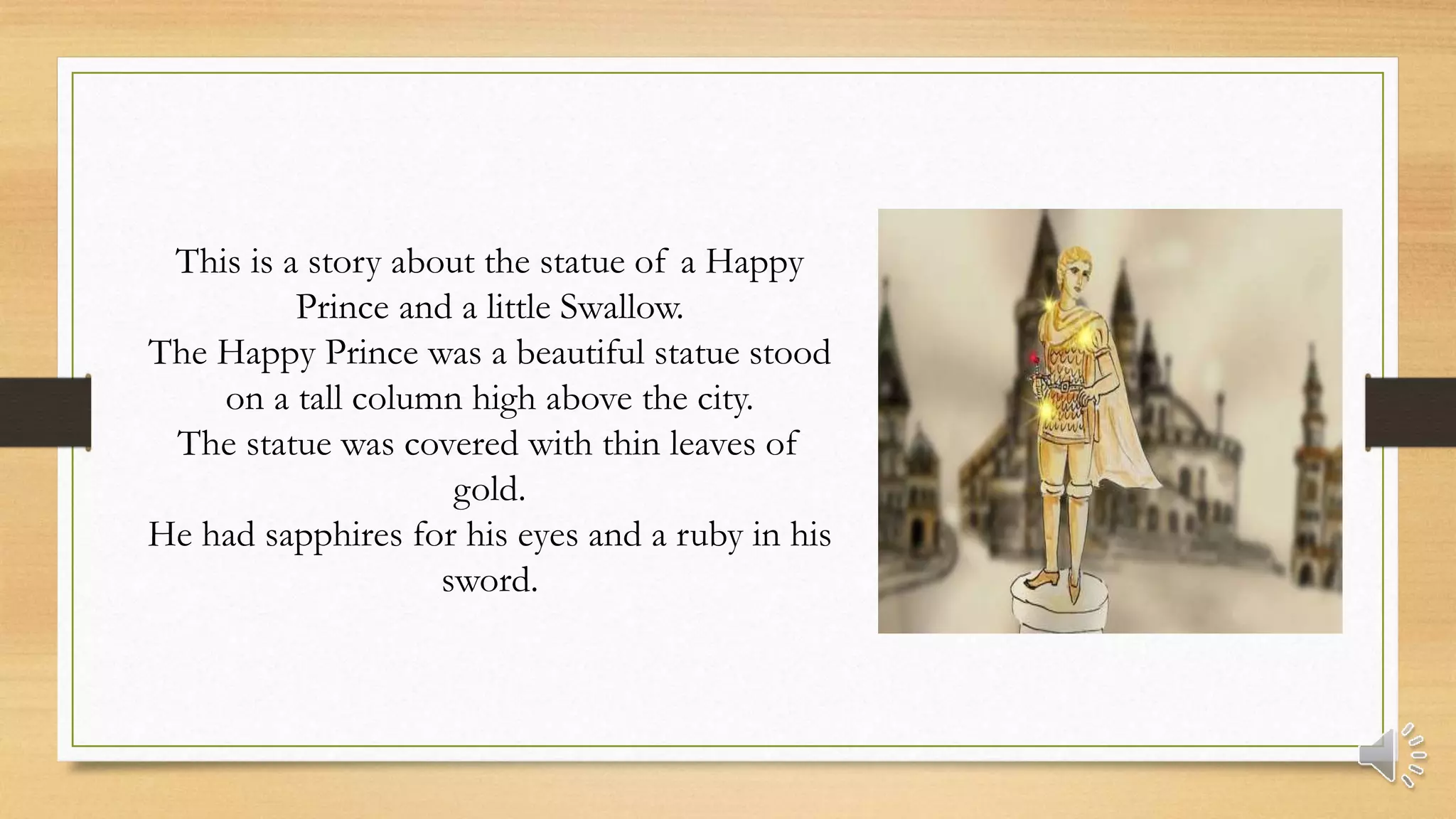 The Happy Prince by Oscar Wilde | PPSX