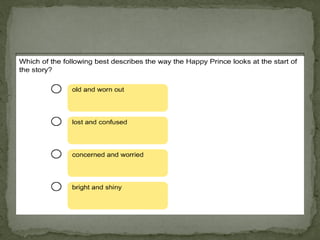 The Happy Prince Part 1 Lit. Unit 1, Lesson 7 | PDF