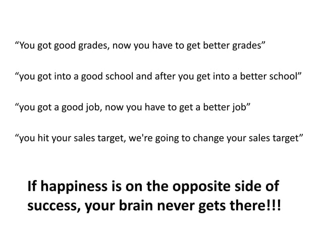 The happy secret to better work | PPTX