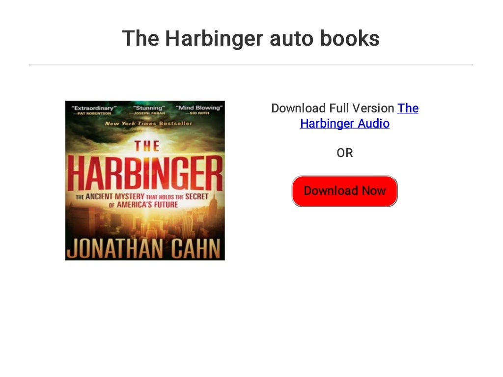 The Harbinger auto books