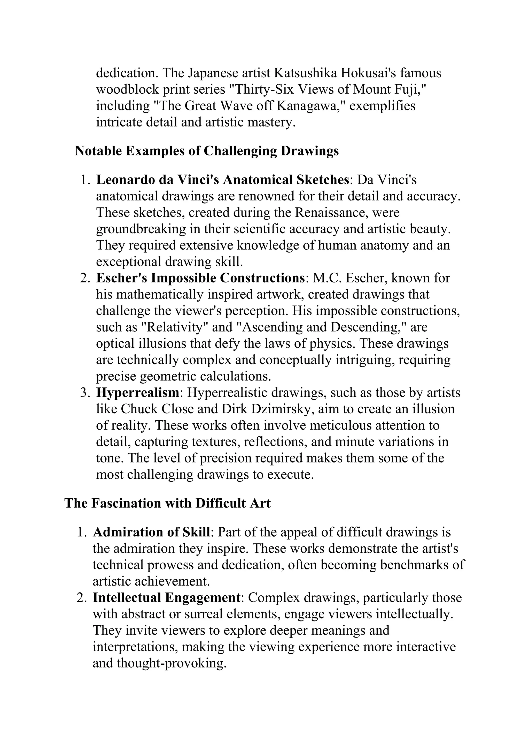 The Hardest Drawing in the World. bsybeedesignpd | PDF