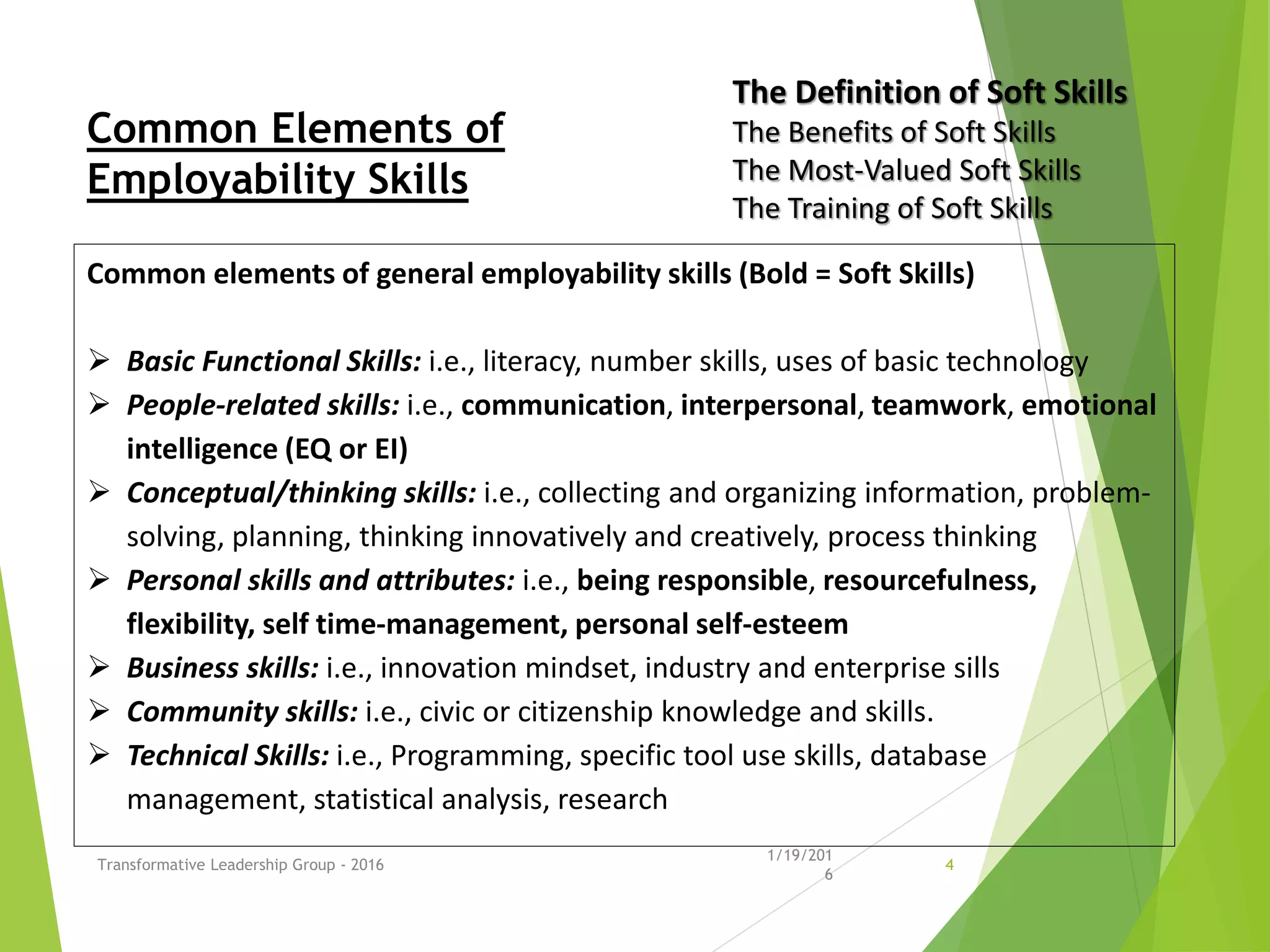 The hard truth about soft skills | PPT
