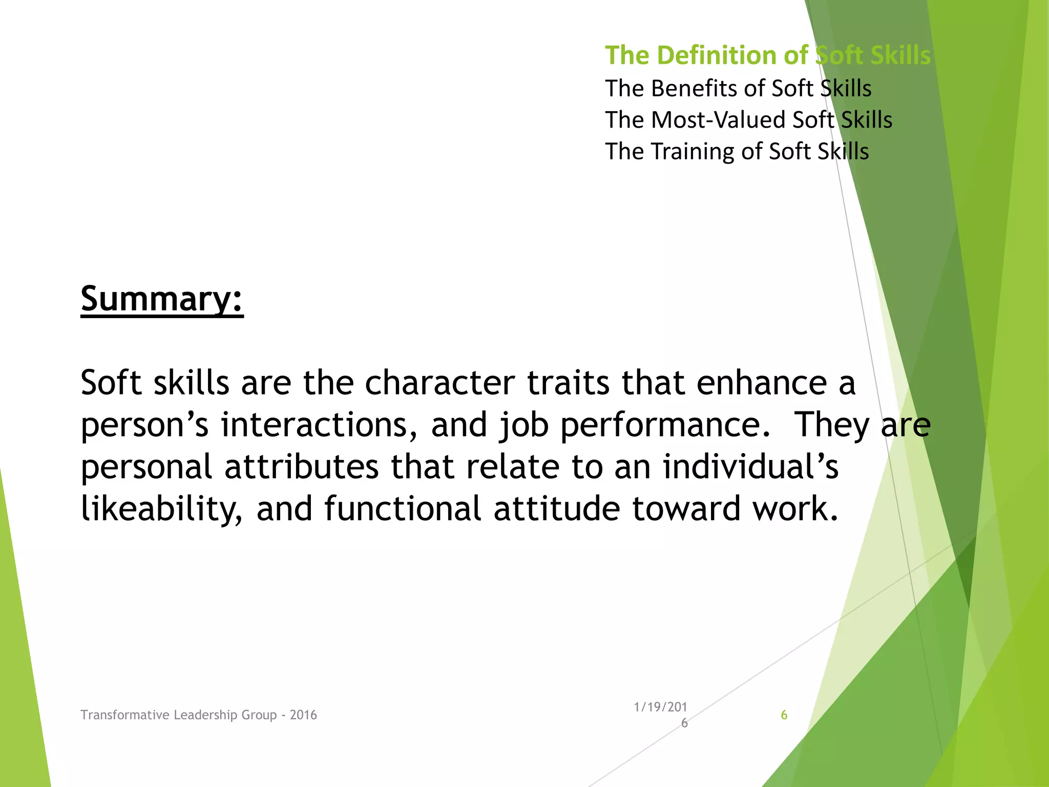 The hard truth about soft skills | PPT