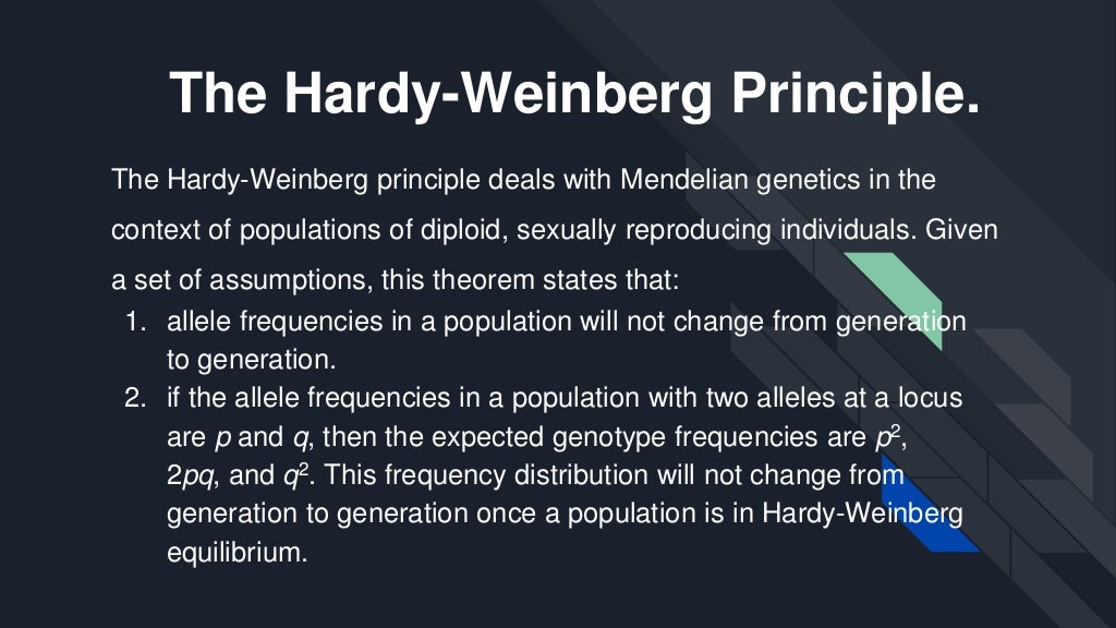 Hardy Weinberg