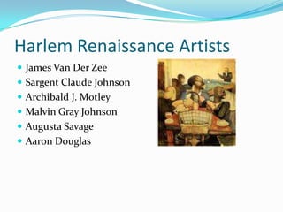The Harlem Renaissance | PPTX