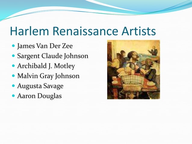 The Harlem Renaissance | PPTX