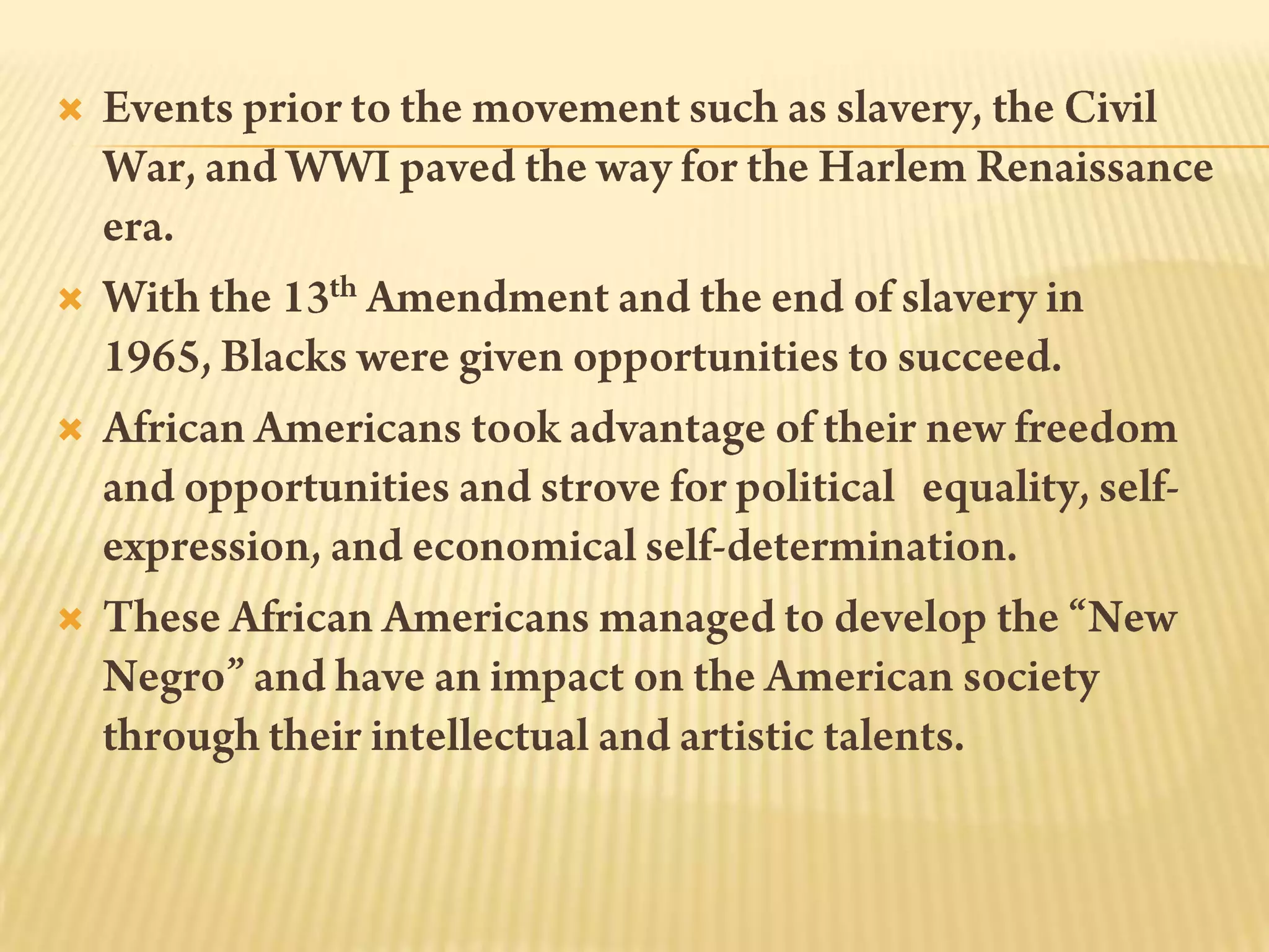 The harlem renaissance | PPTX