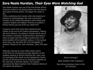 The Harlem Renaissance | PPT | Jazz | Music