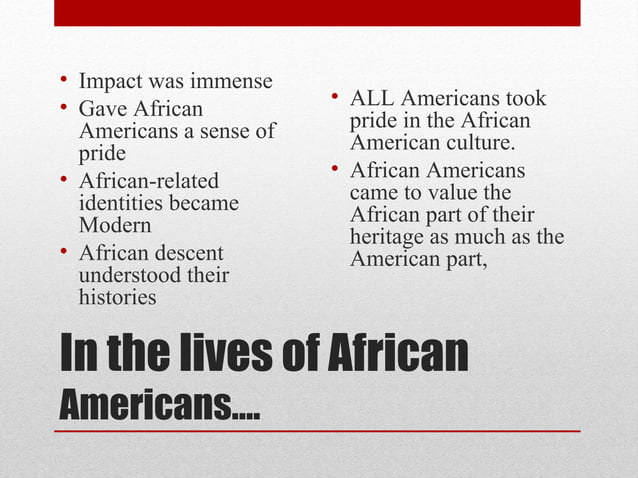 Visual Art of the Harlem Renaissance | PPT | Music | Entertainment