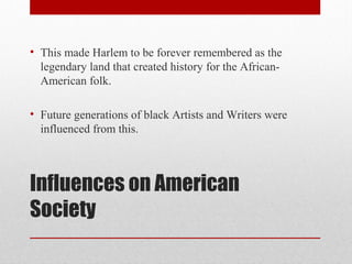 Visual Art of the Harlem Renaissance | PPT