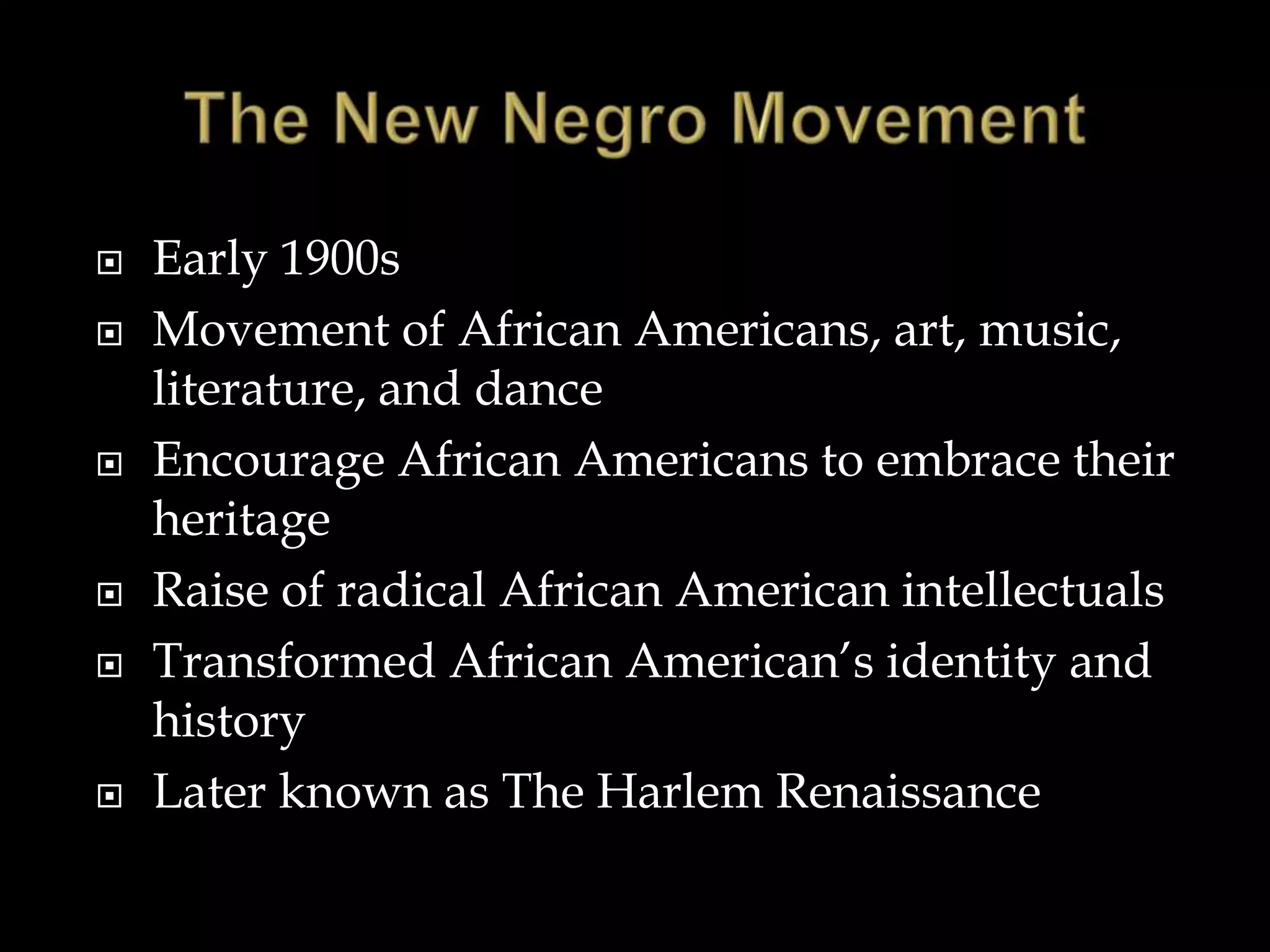 Harlem Renaissance Politics | PPT