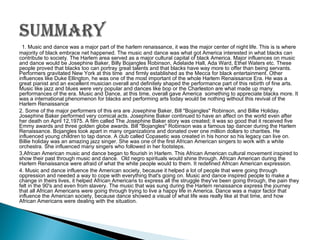 The Harlem Renaissance Dance | PPT