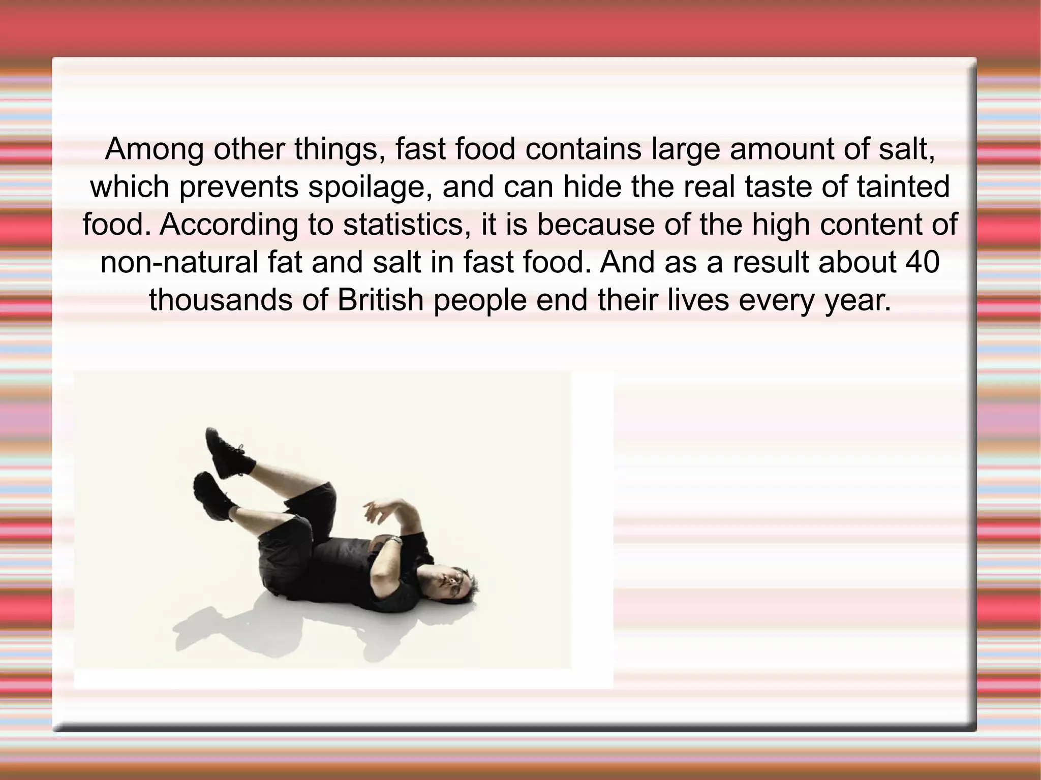 The harms of fast food | PPT | Nutrition | Healthy Living