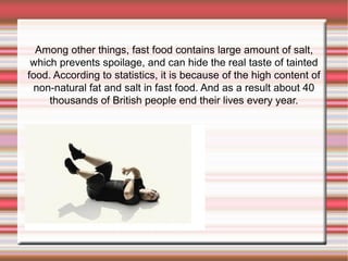 The harms of fast food | PPT