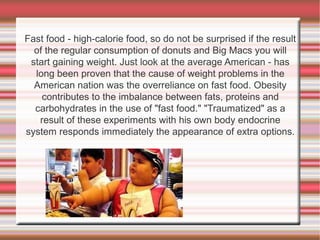 The harms of fast food | PPT | Nutrition | Healthy Living