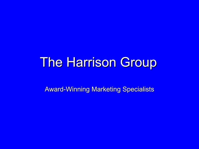 HarrisonGroup | PPT
