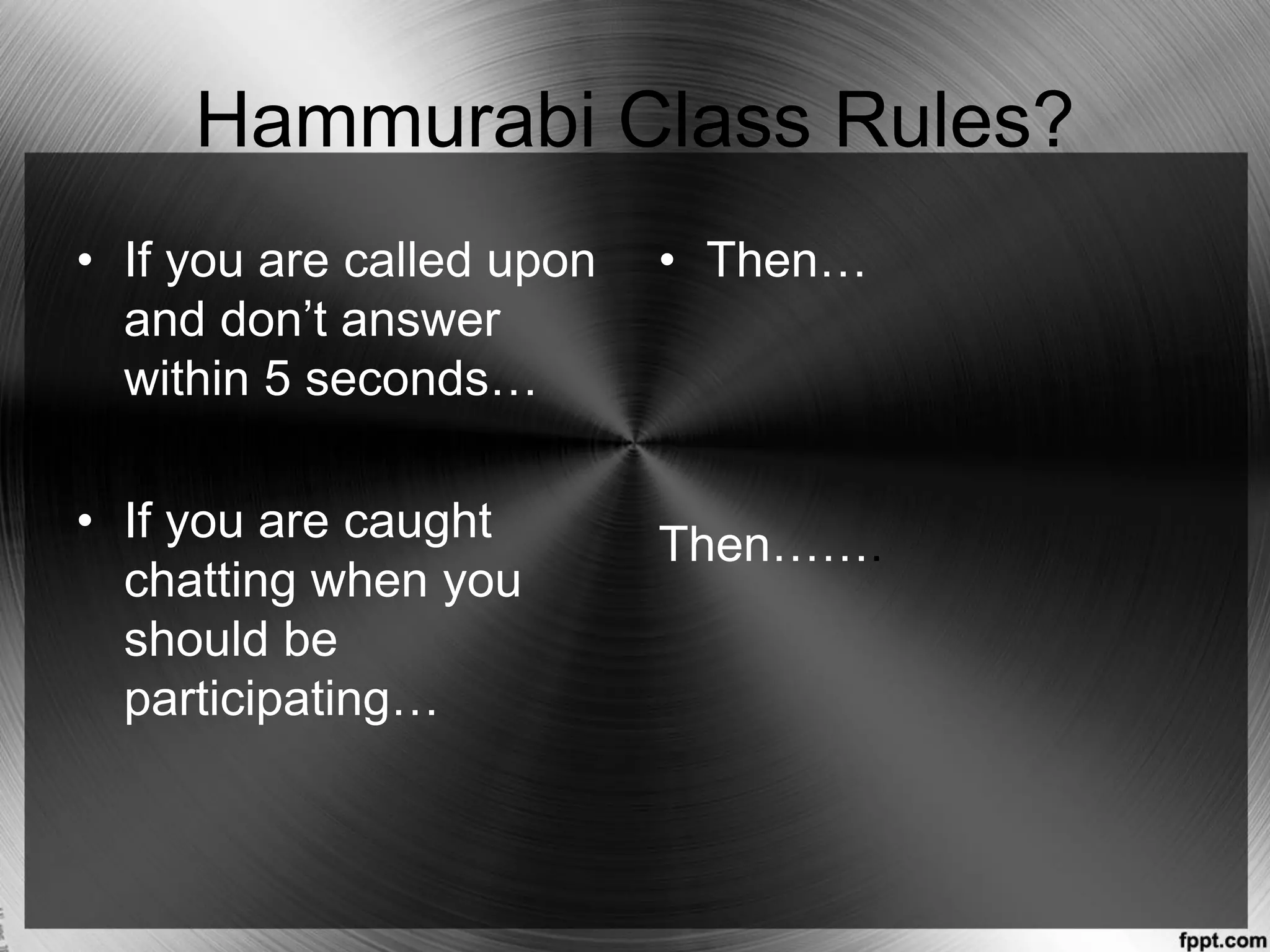 The harsh hammurabi code | PPT