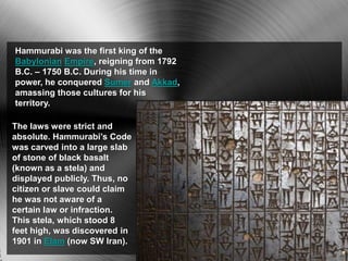 The harsh hammurabi code | PPT