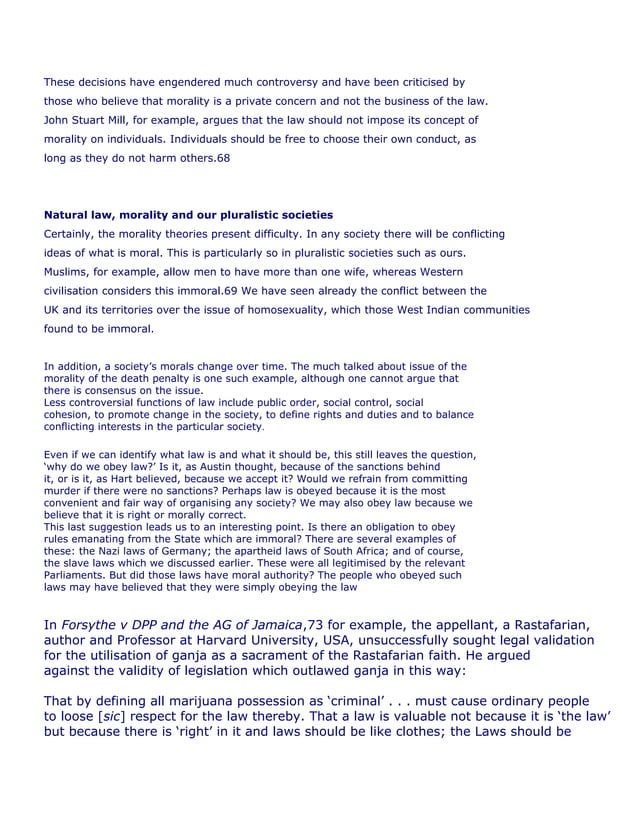 The Hart v Fuller debate | DOC | Law