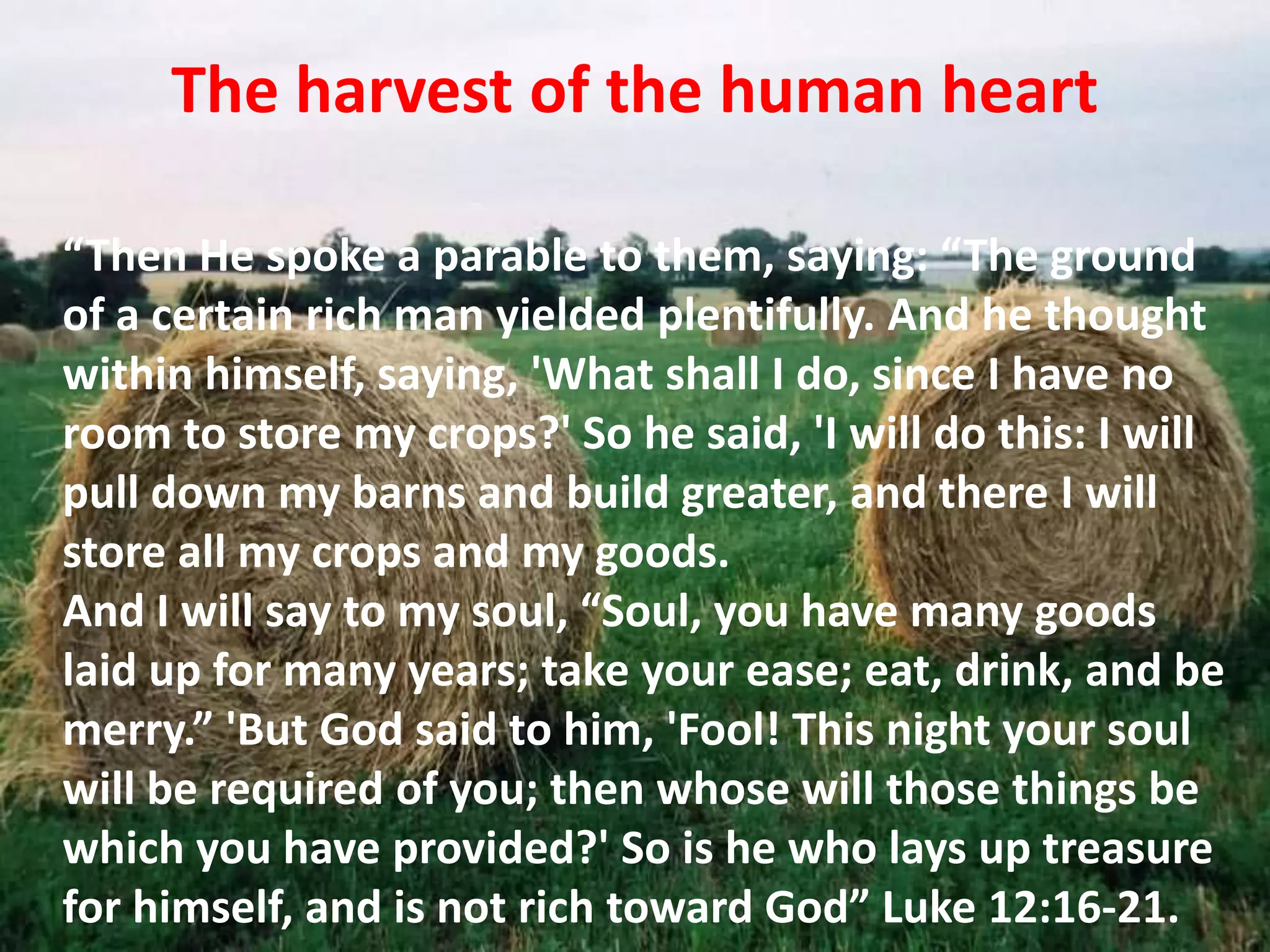The Harvest Of A Human Heart. | PPTX