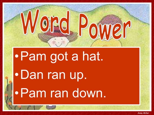 The Hat-picture story with one line text | PPT