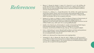 The Haven at College: Perceptions of mental disorders on college campuses | PPT