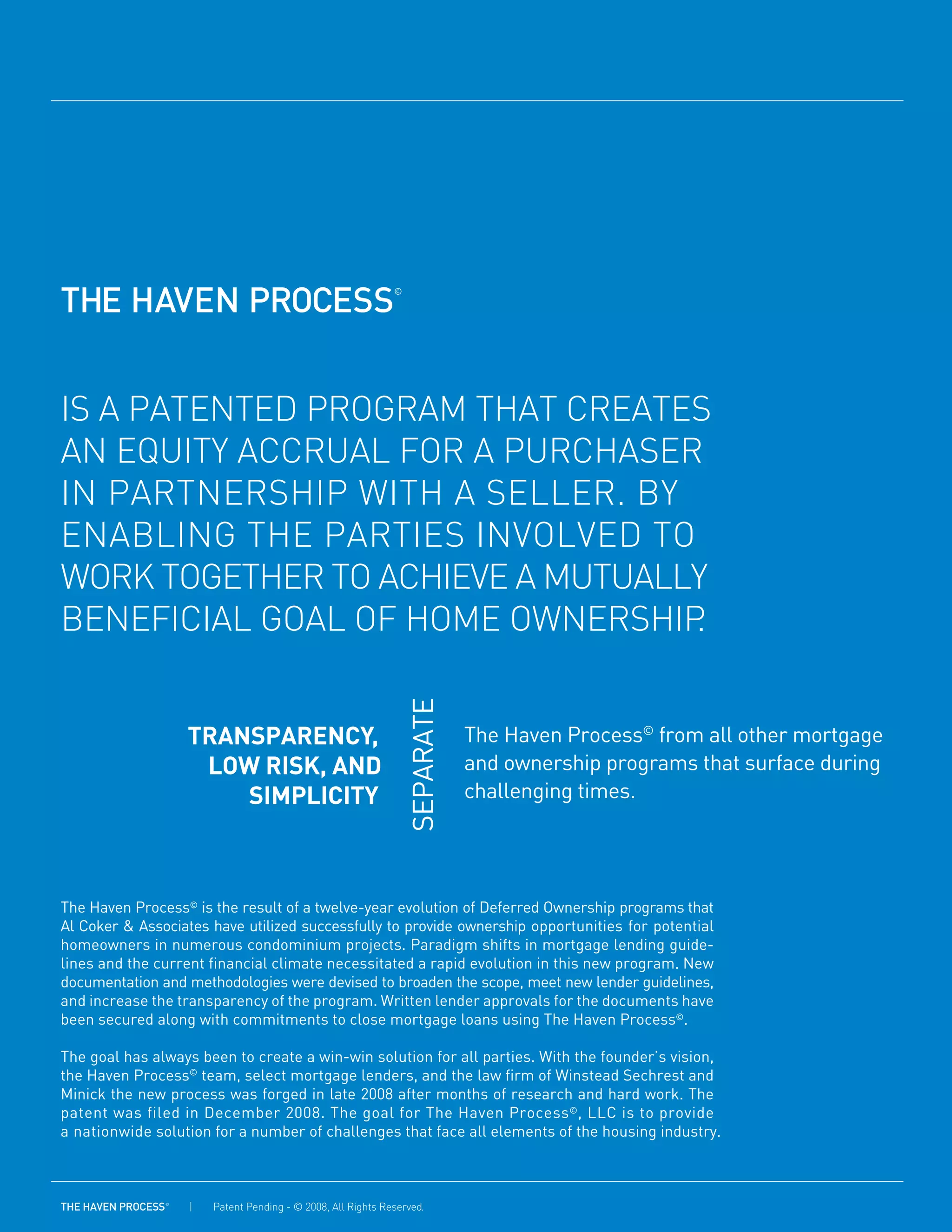 The Haven Process | PDF