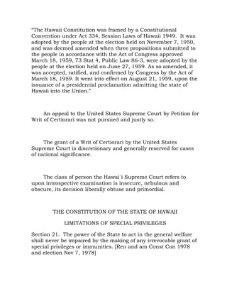 The Hawaii Super Ferry - The Interisland for Hawai`i | PDF