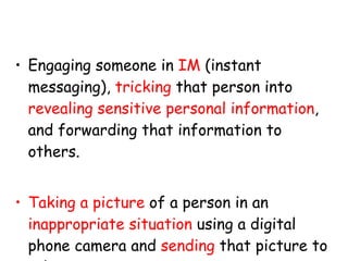 The Hazards Of Cyberbullying | PPT