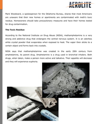 The Hazards of Methamphetamine in Homes | PDF
