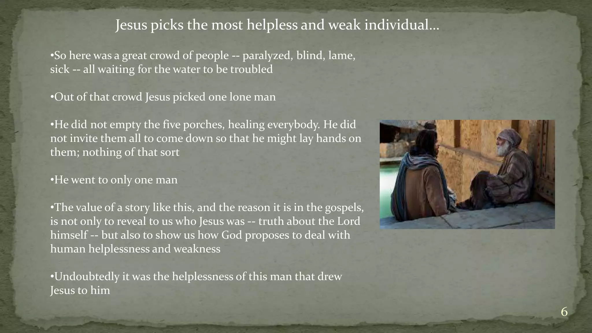 The healing at the pool | PPTX