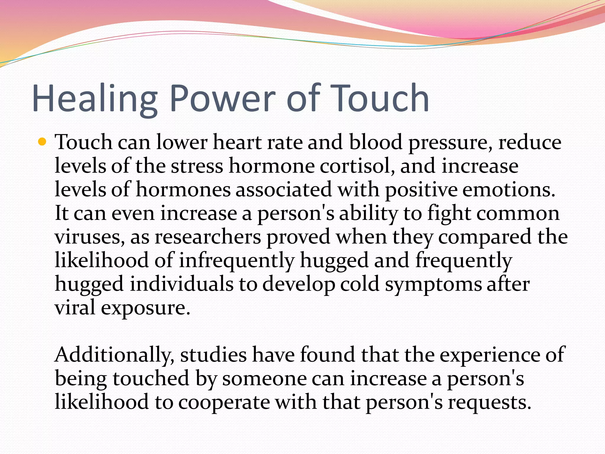 The Healing Power of Touch | PPTX