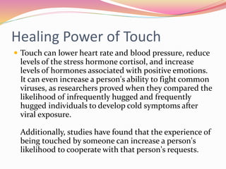 The Healing Power of Touch | PPTX