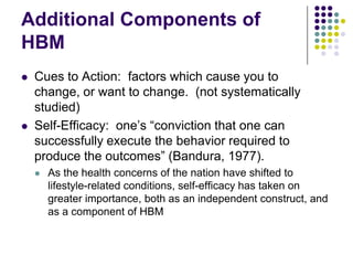 The health belief model | PPT