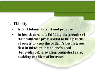 The healthcare profession | PPTX