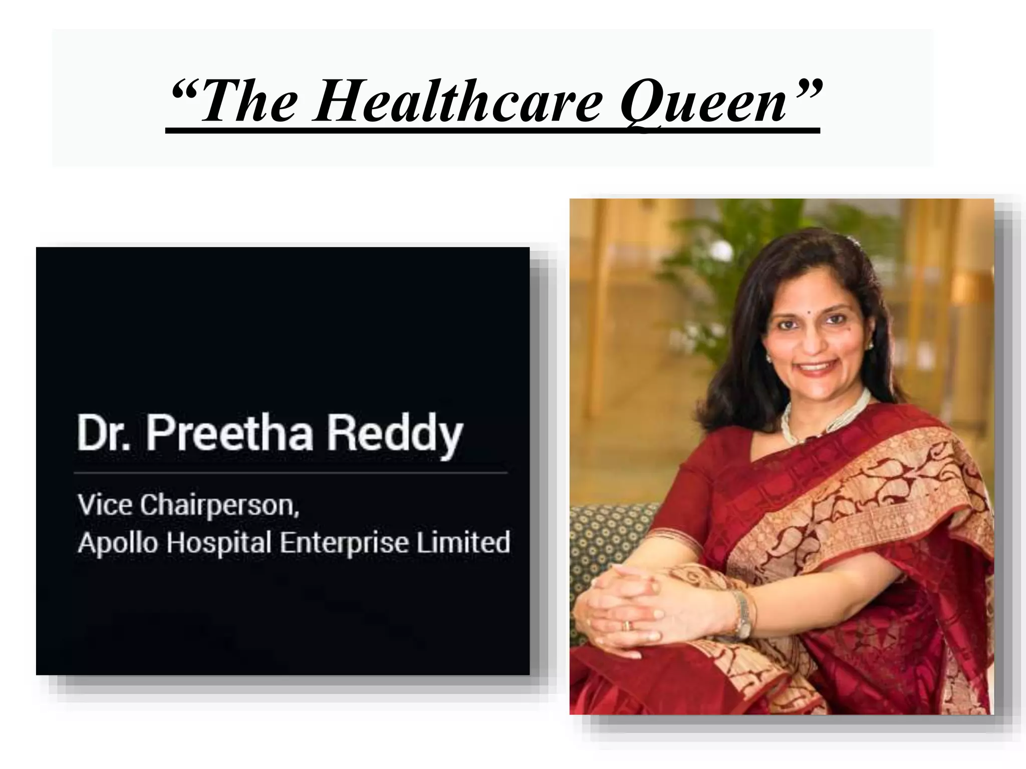 The healthcare queen | PPT