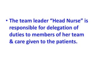 THE HEALTH CARE TEAM | PPTX