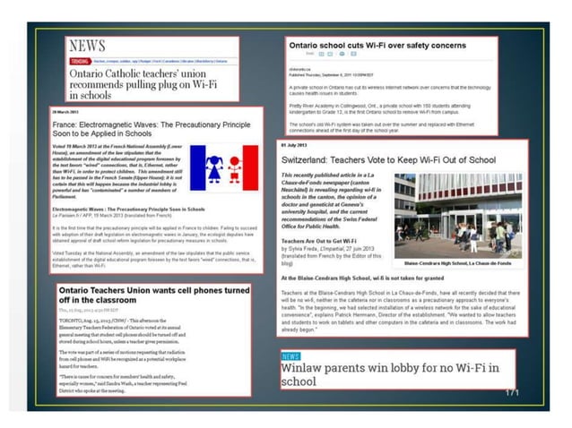 The health dangers of Wi-Fi Radiation | PPTX | Cancer | Diseases and ...