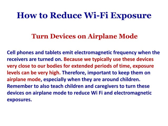 The health dangers of Wi-Fi Radiation | PPTX | Cancer | Diseases and ...