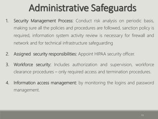 The Health Insurance Portability and Accountability Act | PPTX