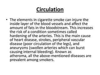 The health risks of smoking cigarettes | PPTX | Illegal Drugs, Tobacco ...