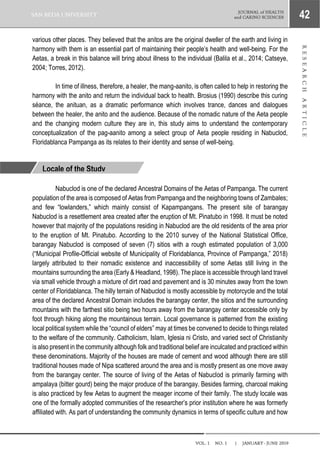 The Health Ritual of “Pag-aanito” among the Aetas of Nabuclod, Pampanga ...