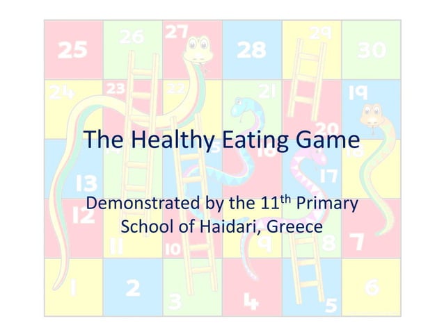The Healthy Eating Game | PDF