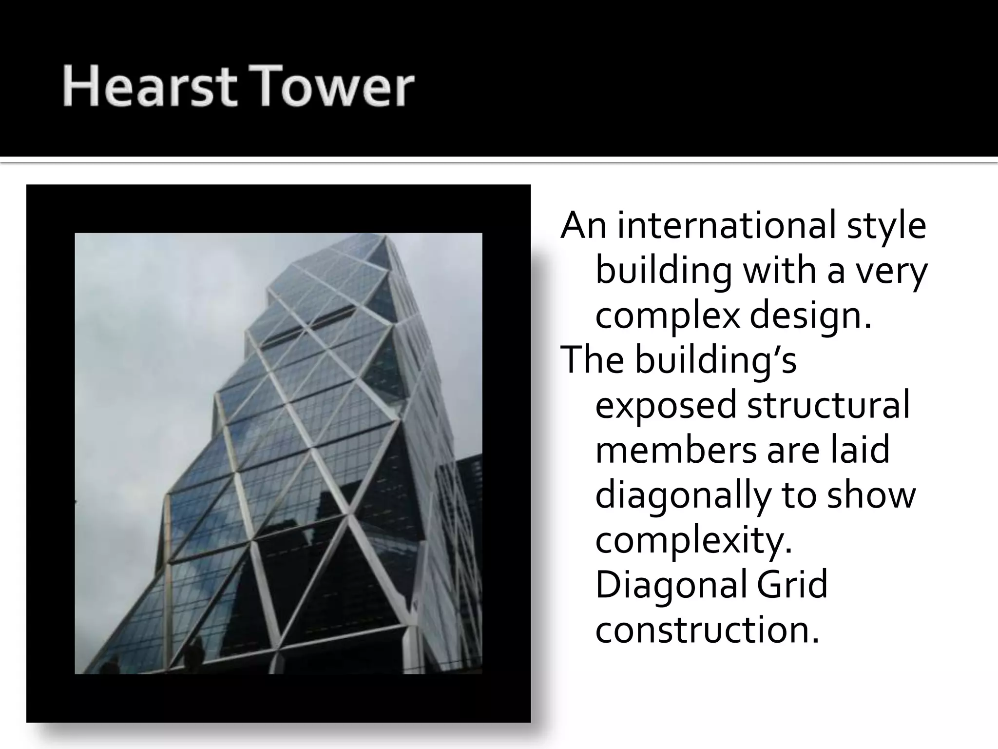 The hearst tower | PPTX