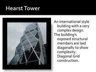 The hearst tower | PPTX