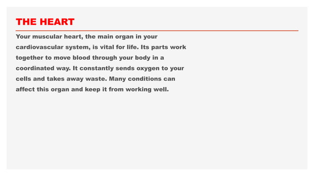 THE HEART AND ITS DISEASES Simplified with Diagrams | PPT