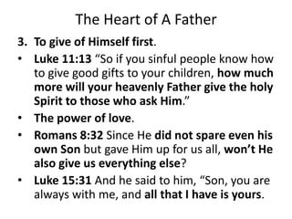The heart of a father | PPTX