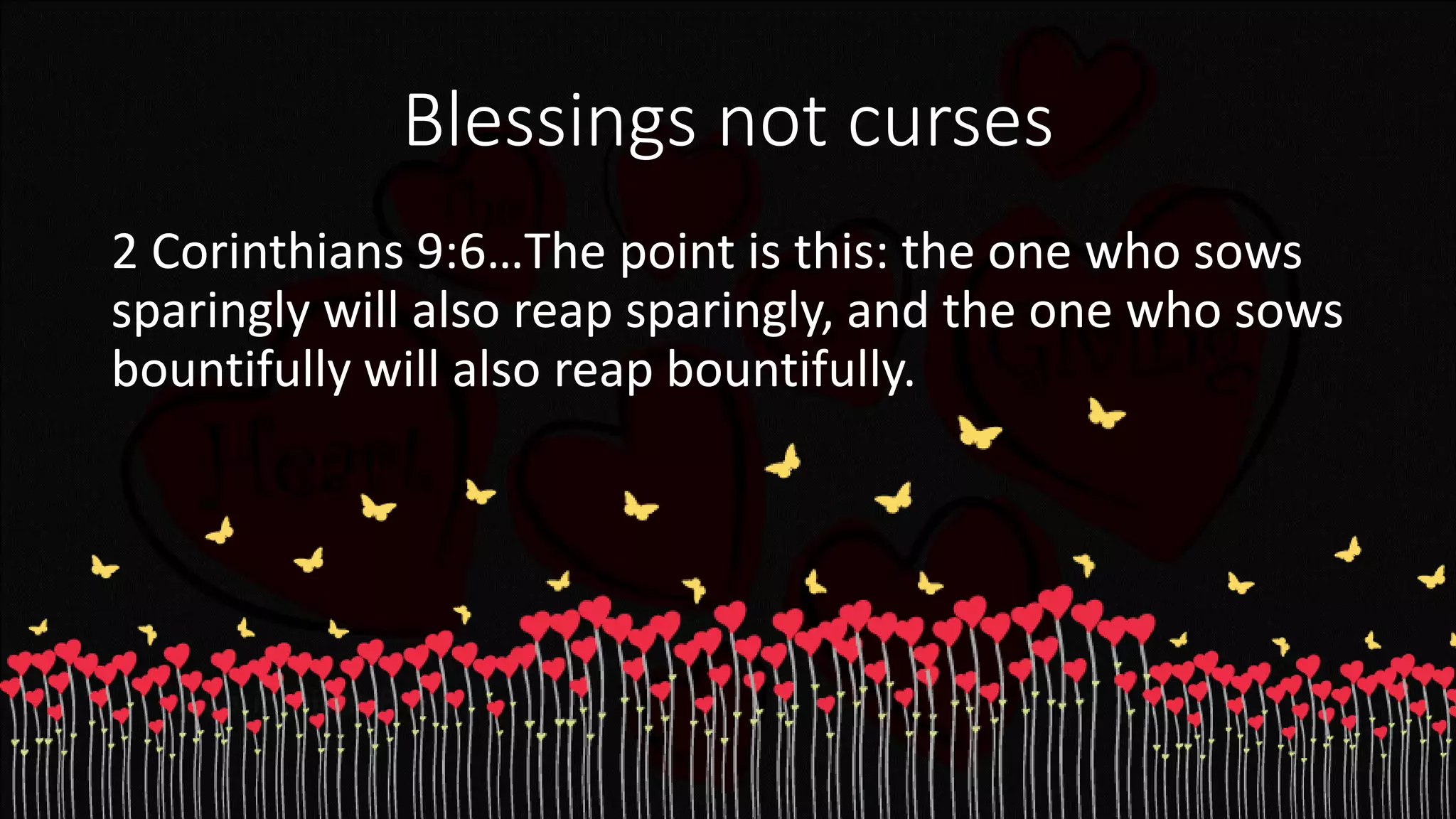 The heart of giving 2 Corinthians 8 & 9 | PPTX