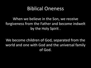 The Heart of Jesus (Part 3) That We May Be One: John:17:20-26 | PPTX
