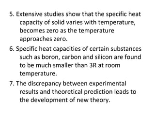 The heat capacity of a solid | PPT